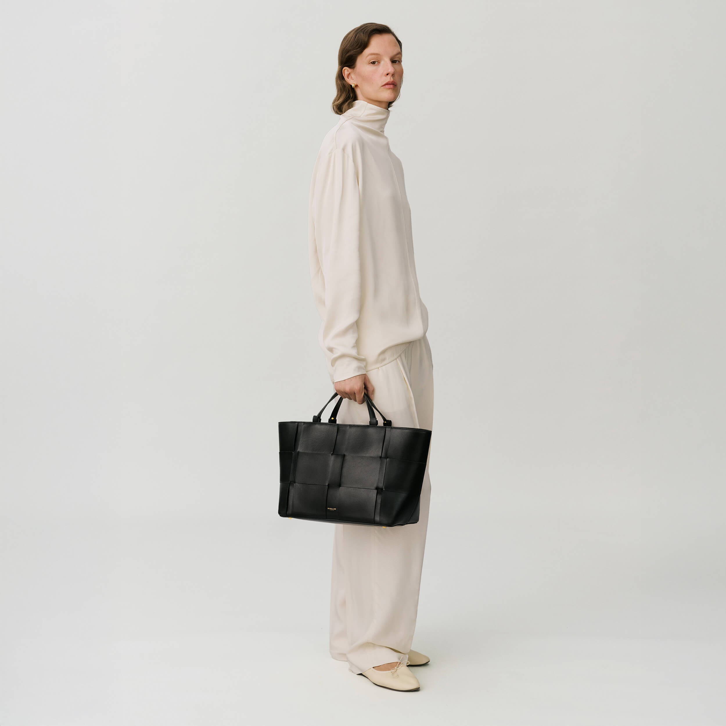 DEMELLIER DeMellier The Florence Woven Leather Tote